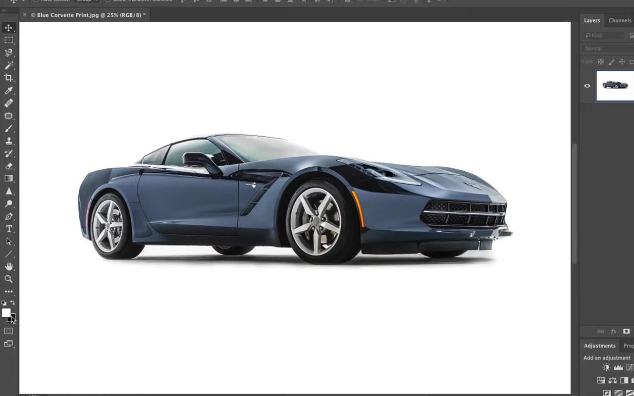 Setting Your Foreground Background Colors - Quick Photoshop Tutorial