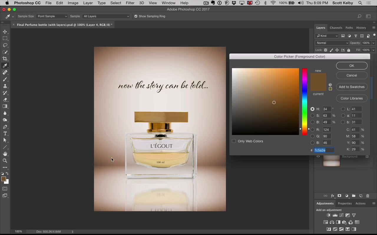 How to Fill a Layer With a Solid Color - Quick Photoshop Tutorial